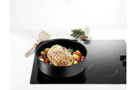 Batterie de cuisine Tefal Ingenio Black Stone Set 8 pieces L3999502 | Darty