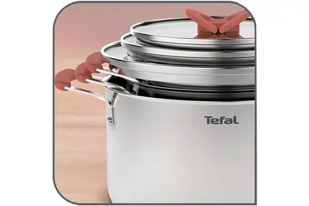 Casserole Tefal OPTI'SPACE Set 6 pièces | Darty