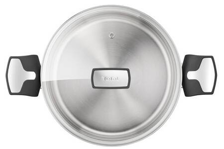 Marmite / Faitout Tefal Emotion Faitout inox 24 cm + couvercle en verre E3014604 | Darty