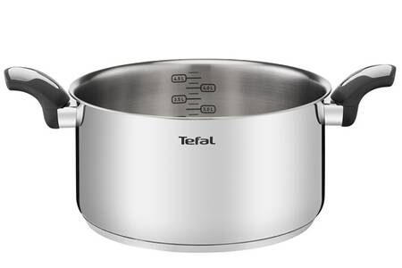 Marmite / Faitout Tefal Emotion Faitout inox 24 cm + couvercle en verre E3014604 | Darty