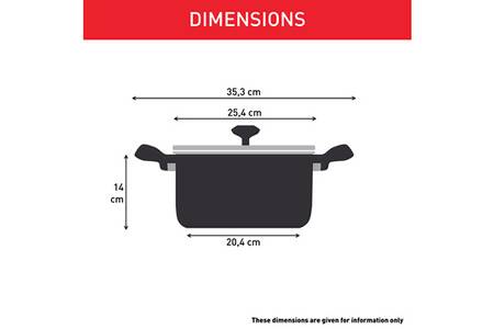 Marmite / Faitout Tefal FAITOUT 24 CM (5L) + COUVERCLE UNLIMITED PREMIUM INDUCTION G2564602 | Darty