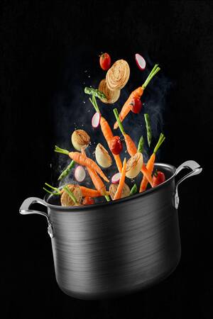 Cocotte / faitout / marmite Tefal UNLIMITED PREMIUM Faitout 24 cm (5 L) + couvercle - G2564602 ...