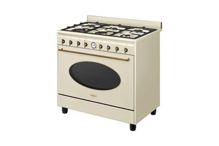 Piano de cuisson Smeg COLONIALE 90CM GAZ BEIGE - CO96GMP9 | Darty