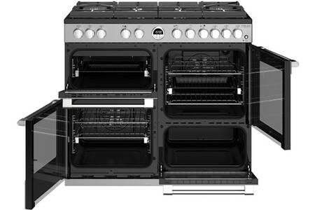 Piano de cuisson Stoves STERLING DELUXE GAZ SUR VERRE 100 CM GRIS ...
