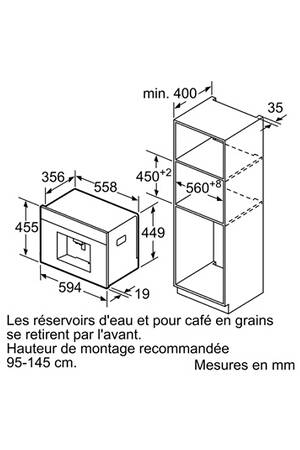 Machine à café encastrable Bosch CTL636EB6 | Darty