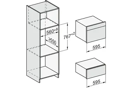 Tiroir de rangement Miele Tiroir CULINAIRE ESW 7030 NR | Darty