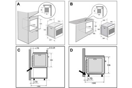 Four encastrable Sauter sor4545b | Darty