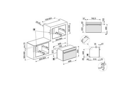 Four encastrable Smeg sfp9302tn | Darty