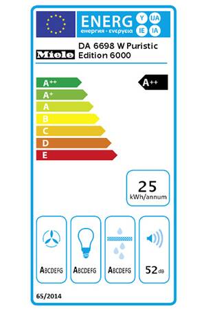 Hotte décorative murale Miele DA6698W NR | Darty