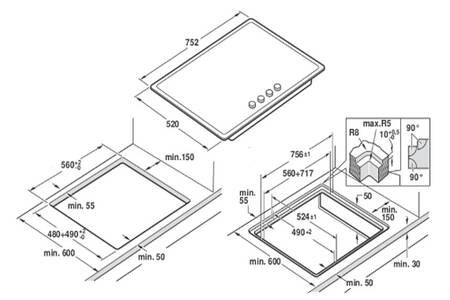 Plaque gaz Neff T27CS59S0 | Darty
