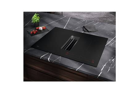 Plaque de cuisson avec hotte intégrée Aeg TCH74B01CB + HOTTE INTÉGRÉE ...