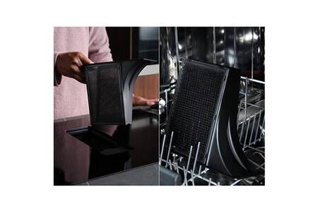 Plaque de cuisson avec hotte intégrée Aeg TCH74B01CB + HOTTE INTÉGRÉE ...