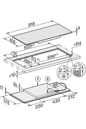 Plaque induction Miele KM 7684 FL | Darty