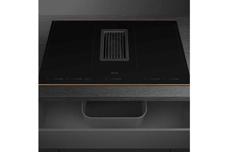 Plaque de cuisson avec hotte intégrée Smeg HOBD682R1 | Darty