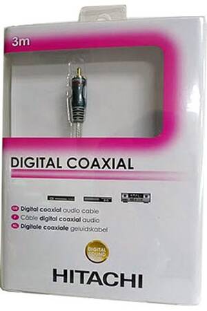 Câble et Connectique Hitachi COAXIAL 3M - HAA130 | Darty