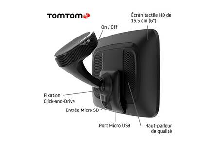 GPS Tomtom GO Discover 6 Monde | Darty