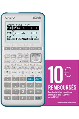 Casio Calculatrice Graphique Graph35+EII Python | 7 avis sur Darty [4,4/5]