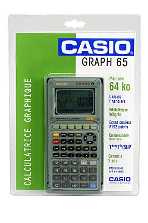 Calculatrice graphique Casio GRAPH 65 NEW - GRAPH65 (1527754) | Darty
