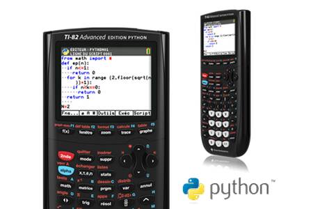 Calculatrice Texas Instruments TI-82 Ad Edition PYTHON - Noir | Darty
