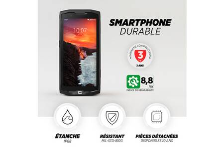 Smartphone Crosscall CORE-X4 NOIR 64Go | Darty