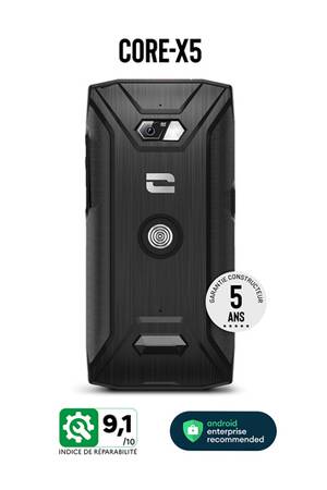 Smartphone Crosscall Core X5 64Go Noir | Darty