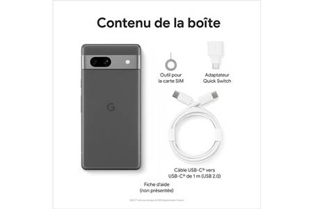 Smartphone Google Pixel 7a 128Go Bleu Océan 5G | Darty