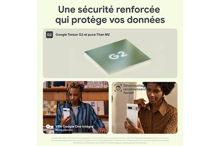 Smartphone Google Pixel 7 128Go Noir Volcanique 5G | Darty