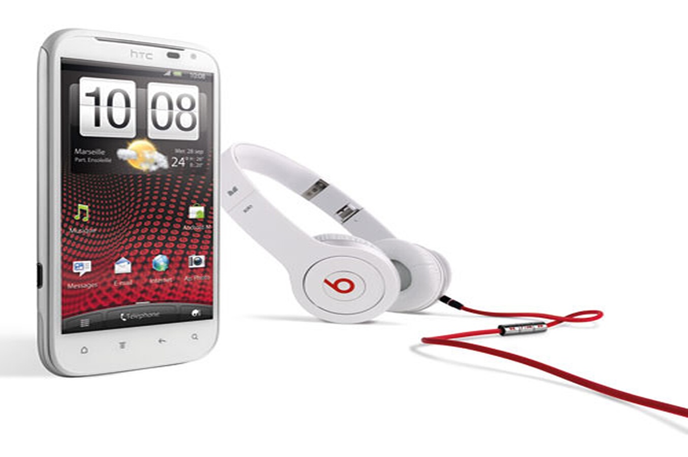 Smartphone Htc SENSATION BEATS XL avec casque Beats - SENSATION BEATS ...