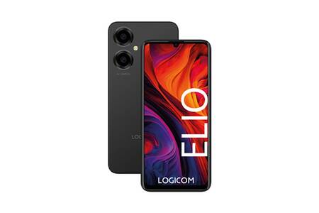 Smartphone Logicom Elio black 64Go + coque + verre trempe | Darty