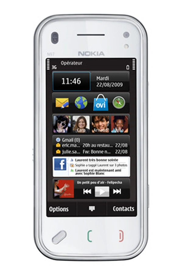 Smartphone Nokia N97 MINI BLANC - N97 MINI BLANC (3197603) | Darty