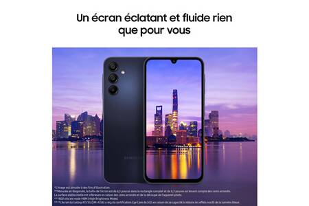Smartphone Samsung Galaxy A15 128Go Bleu 5G | Darty