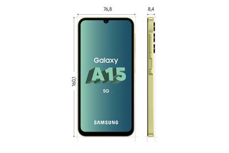 Smartphone Samsung Galaxy A15 128Go Lime 5G | Darty