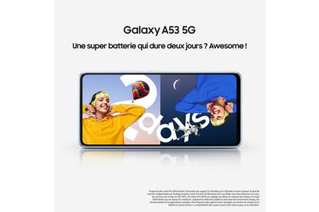 Smartphone Samsung Galaxy A53 128Go Noir 5G | Darty