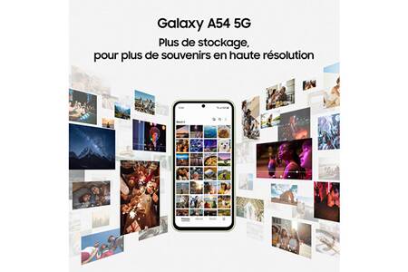 Smartphone Samsung Galaxy A54 256Go Noir 5G | Darty