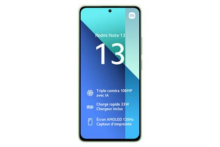 Smartphone Xiaomi Redmi Note 13 256Go Vert | Darty
