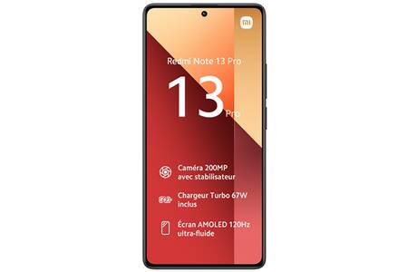 Smartphone Xiaomi REDMI NOTE 13 PRO 512Go Noir | Darty