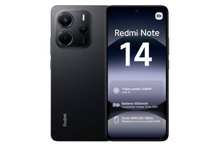 Smartphone Xiaomi Redmi Note 14 4G 8/256 Midnight Black | Darty