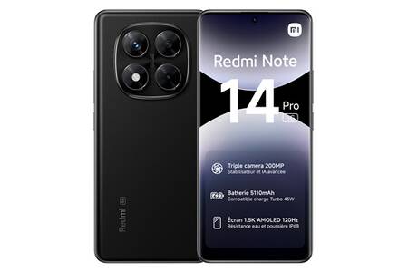Smartphone Xiaomi Redmi Note 14 Pro 5G 8/256 Midnight Black | Darty