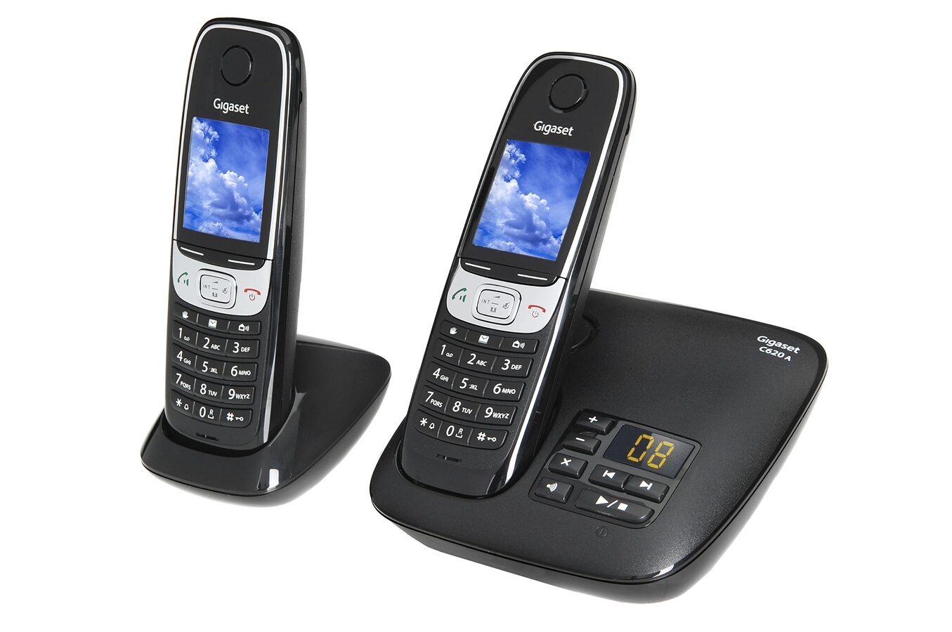 Téléphone sans fil Gigaset C620A DUO NOIR (3775429) | Darty