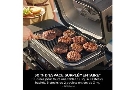 Barbecue Ninja BARBECUE ELECTRIQUE & FUMOIR NINJA WOODFIRE OG850EU | Darty