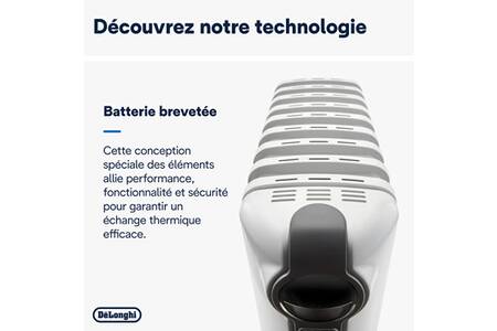 Radiateur bain d'huile Delonghi RADIA S TRRS0715 | Darty