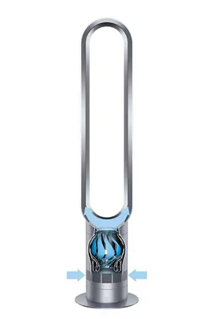 Ventilateur Dyson AM07 COOL BLANC ventilateur tour blanc/argent | Darty