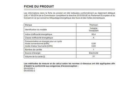 Cuisinière vitrocéramique Thomson THV60X | Darty