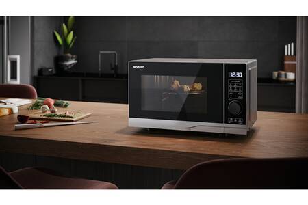 Micro-ondes combiné Sharp YC-PC284AE-S | Darty