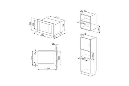 Micro-ondes combiné Smeg FMI625CN | Darty