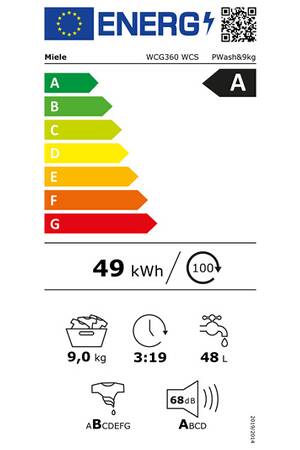 Lave-linge hublot Miele WCG 360 | Darty