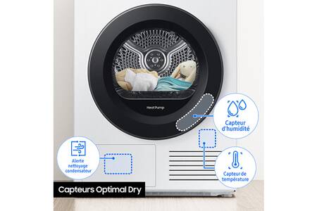 Sèche-linge pompe à chaleur Samsung DV90BB5245AWS3 BESPOKE | Darty