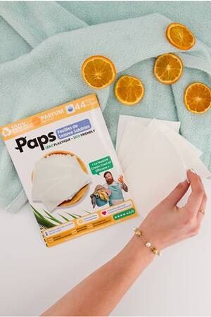 Lessive Paps Pack de 44 Feuilles de Lessive ultra concentrée - Parfum ...