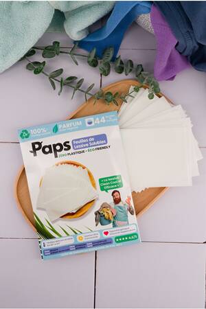 Lessive Paps Pack 44 Feuilles de Lessive ultra concentrée - Brise ...