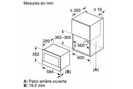 Micro-ondes mono-fonction Bosch BFL9221B1 | Darty